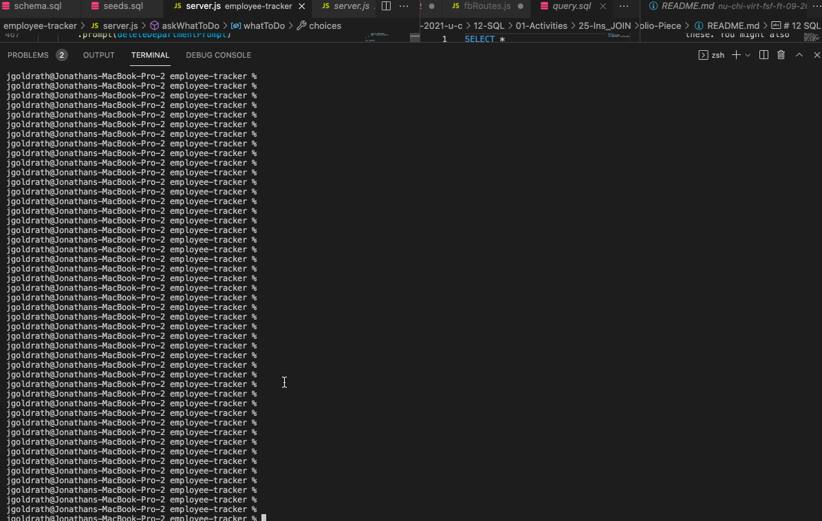GitHub - j-goldrath/employee-tracker